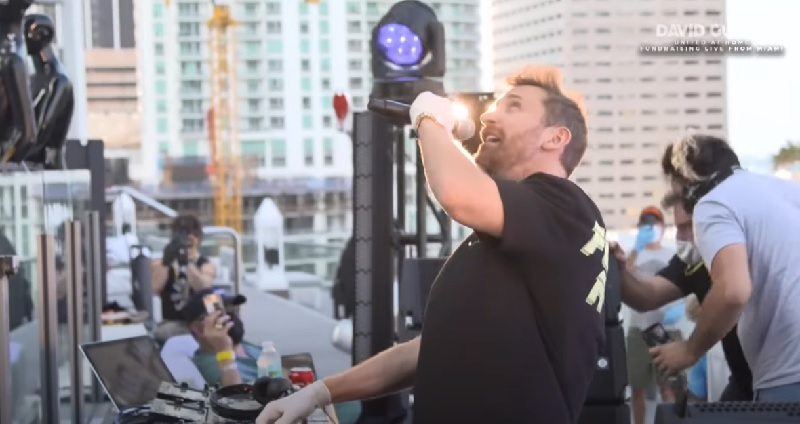 DJ David Guetta Helps Raise $600K With 2-Hour Show Outside Icon ...